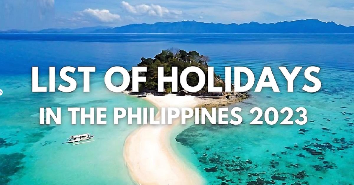 2023 holidays in the Philippines - PinoyChismix